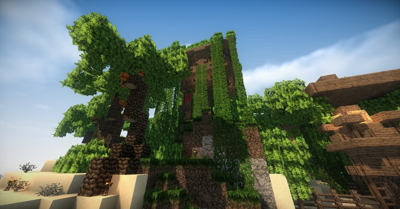 Overgrown Pirate Island Minecraft Map