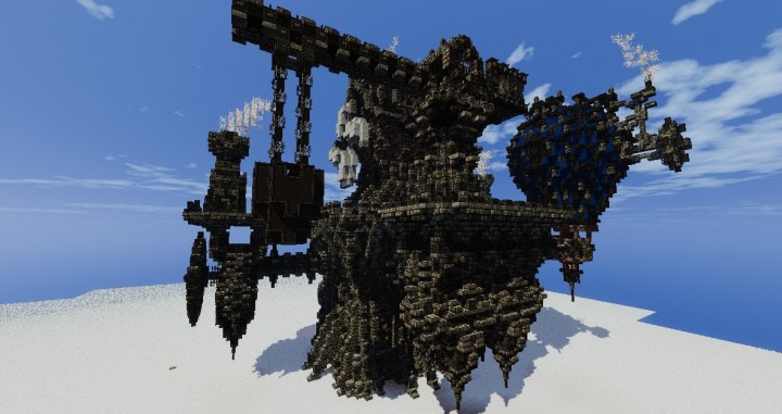 Steampunk Refinery ''Nuts and Gears'' Minecraft Map
