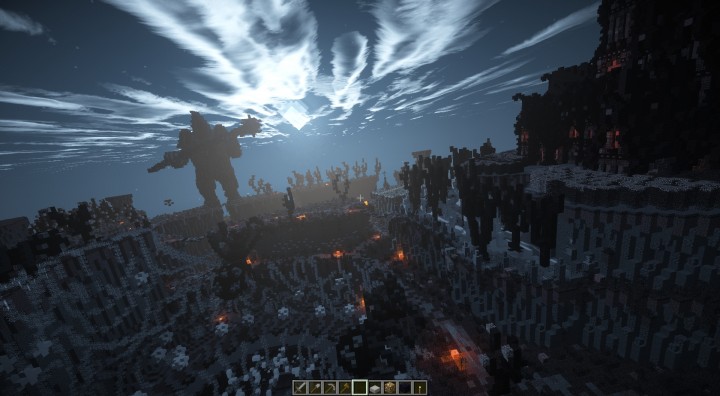 The Ravines of a Lightless Dawn Minecraft Map