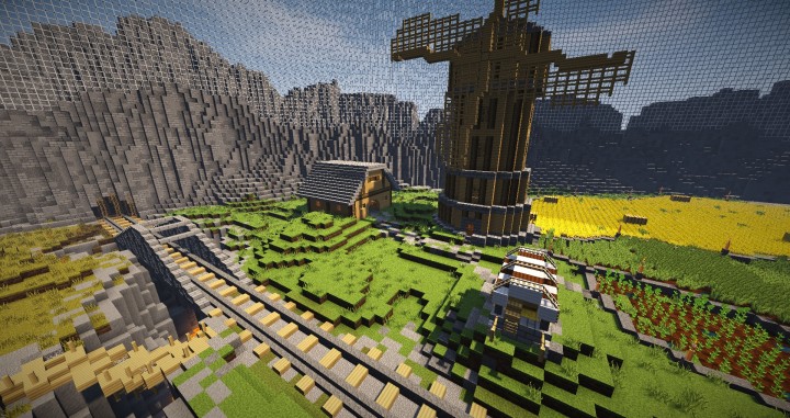 Some kind of Survival Games Map Minecraft Map
