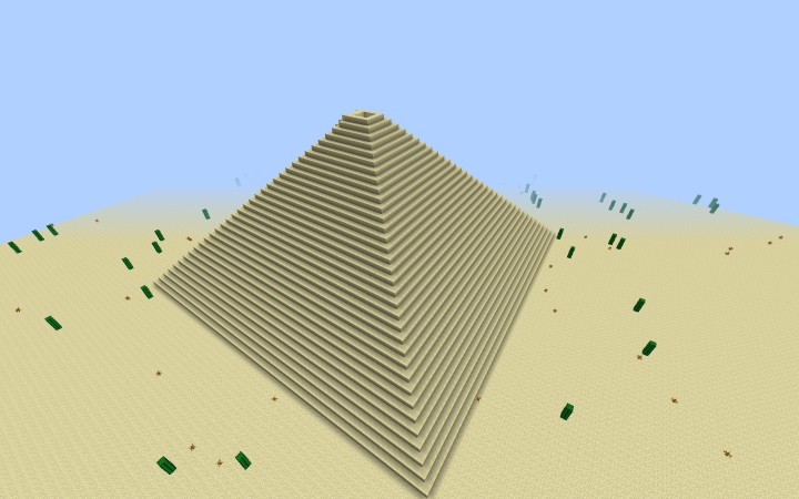Free Pyramid for use in Maps! Minecraft Map