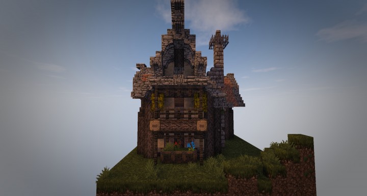 Medieval Inn with Pier Minecraft Map