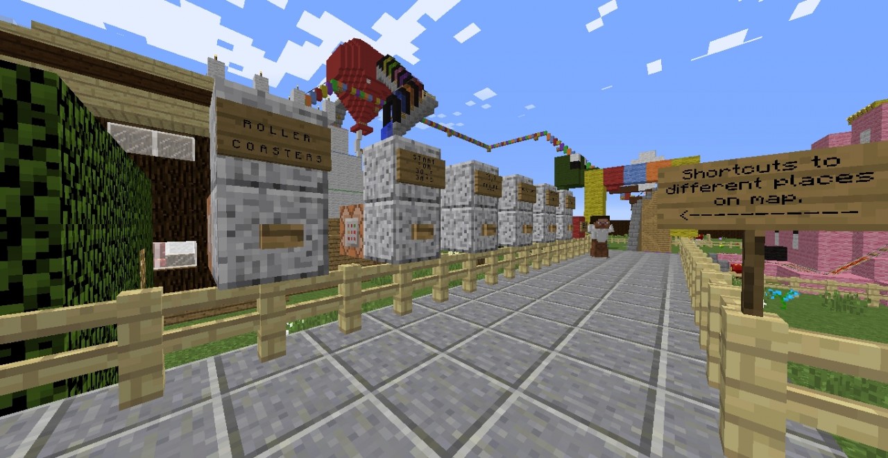 Disco Ice Golf Theme Park - Minecraft Adventure Map | Co-Op Minecraft Map