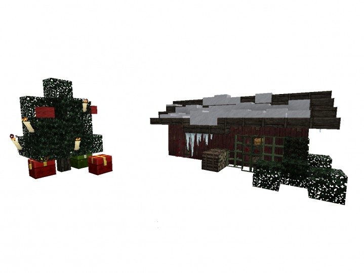 Simple cristmas dinner hut #WeAreConquest Minecraft Map