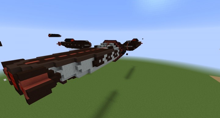 Movecraft Pirate Sloop: The Carrier Minecraft Map