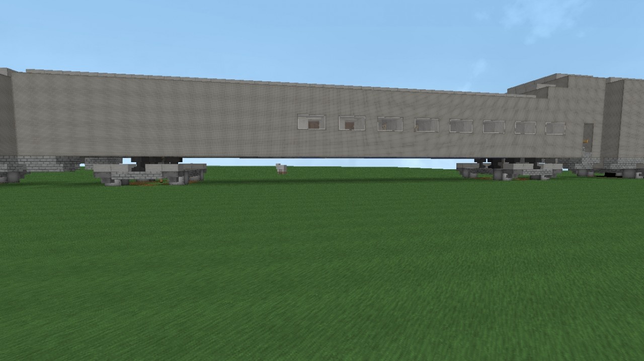 Santa fe El capitan Hi-level train Minecraft Map