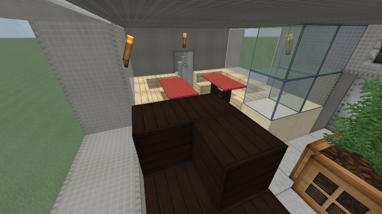 Santa fe El capitan Hi-level train Minecraft Map