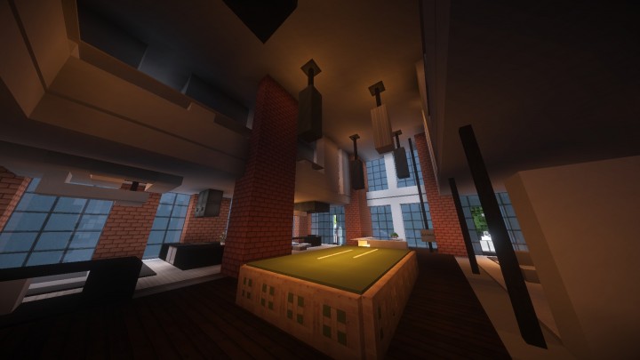 Loft interior design Minecraft Project