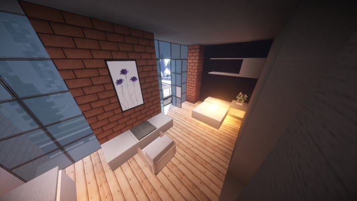 Loft interior design | FLAC Minecraft Map