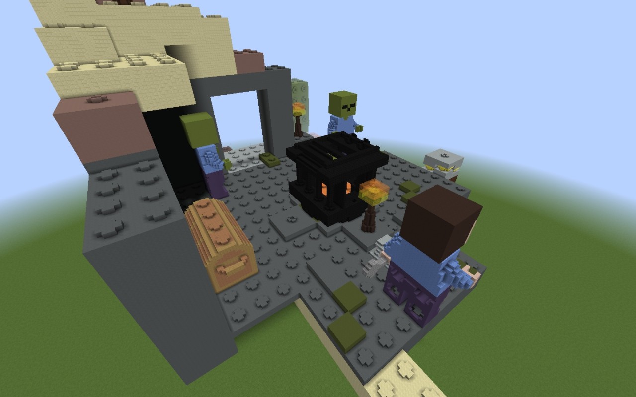 Virtual Lego Set: 21119 - The Dungeon Minecraft Map