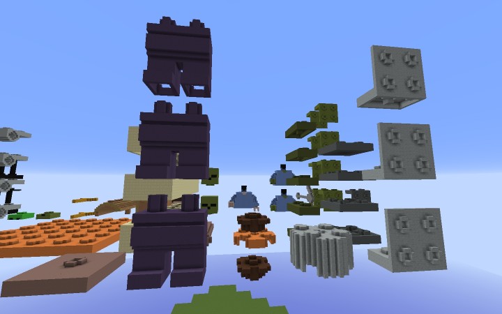 Virtual Lego Set: 21119 - The Dungeon Minecraft Map