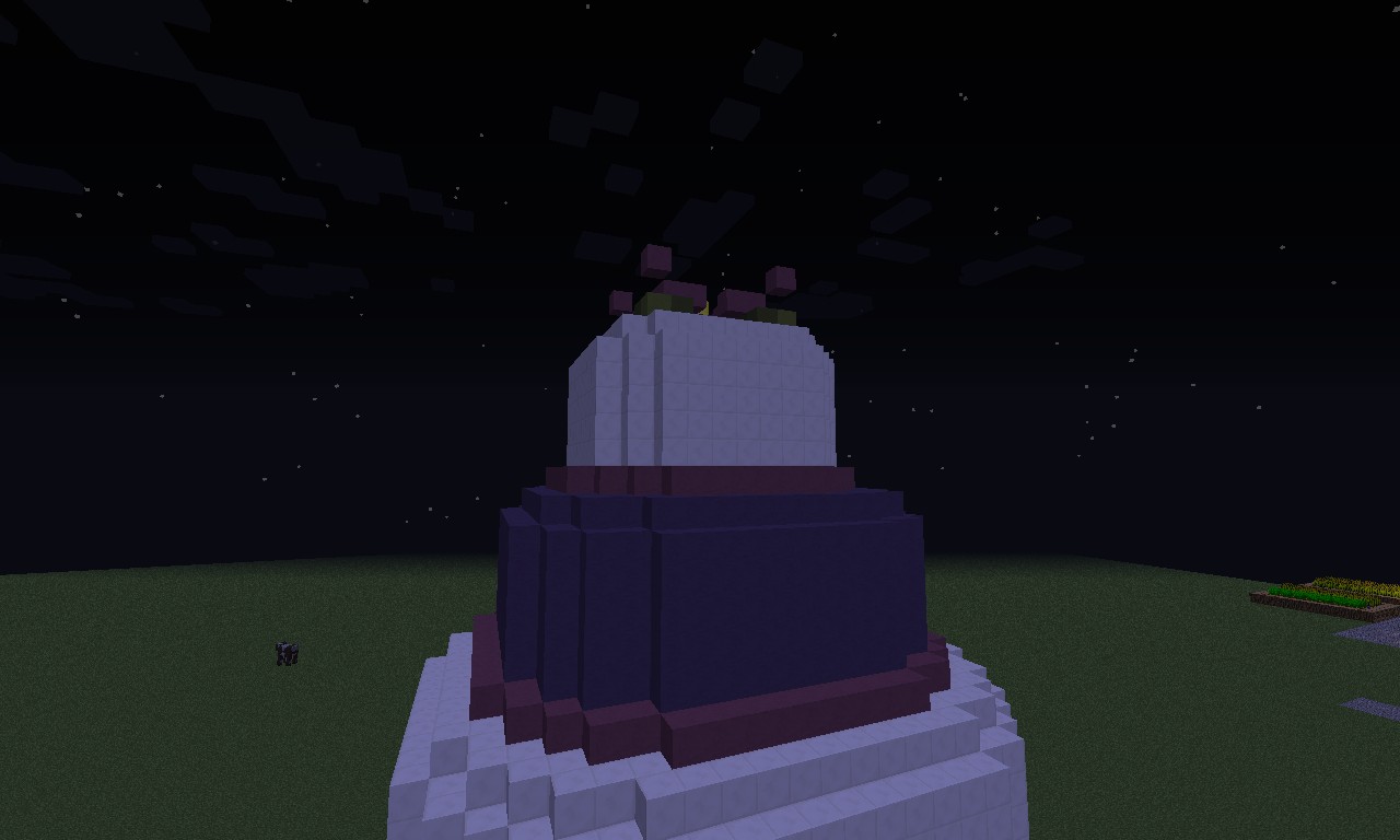 Flower-Topped Wedding Cake Minecraft Map
