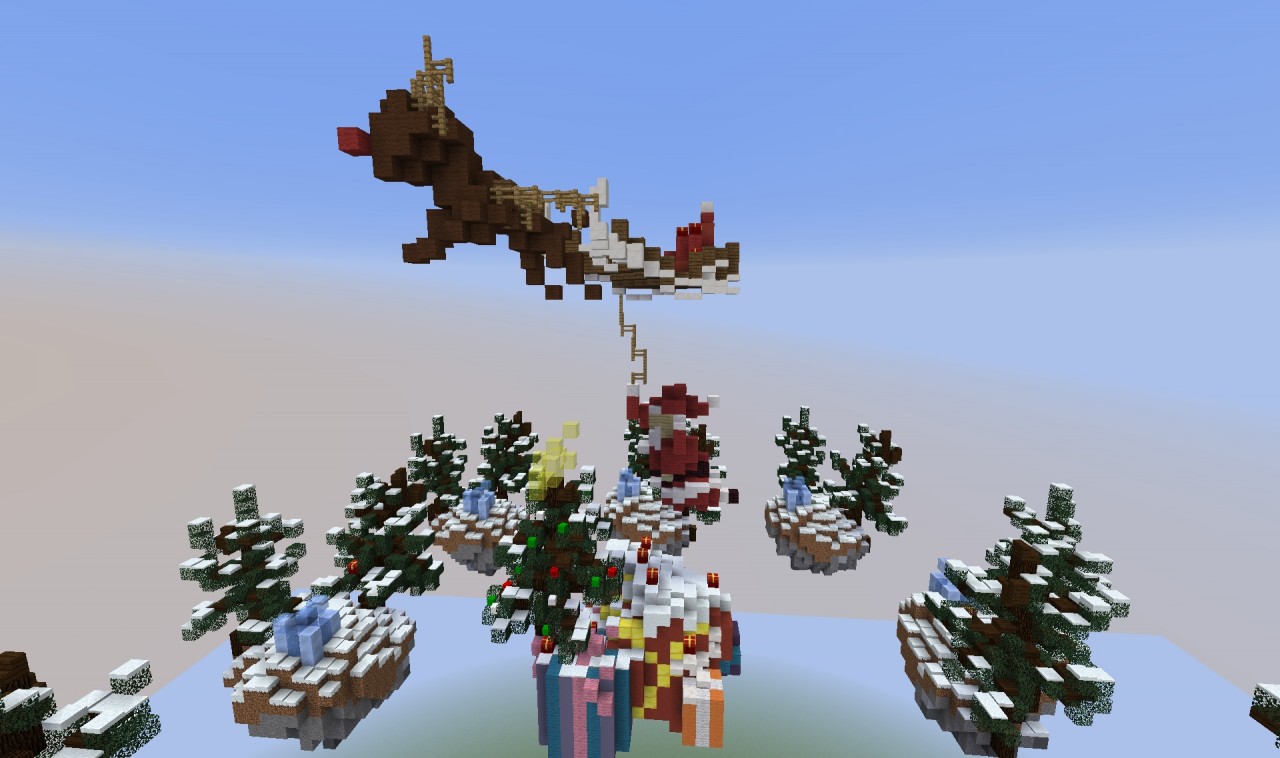 Merry Christmas Skywars Map Minecraft Map