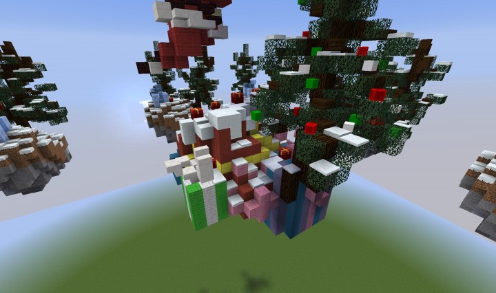 Merry Christmas Skywars Map Minecraft Map
