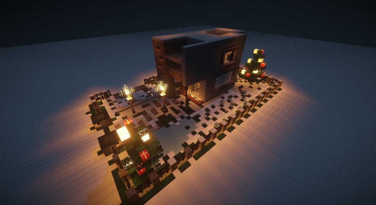 Merry CHristmas! [Modern House] Minecraft Map