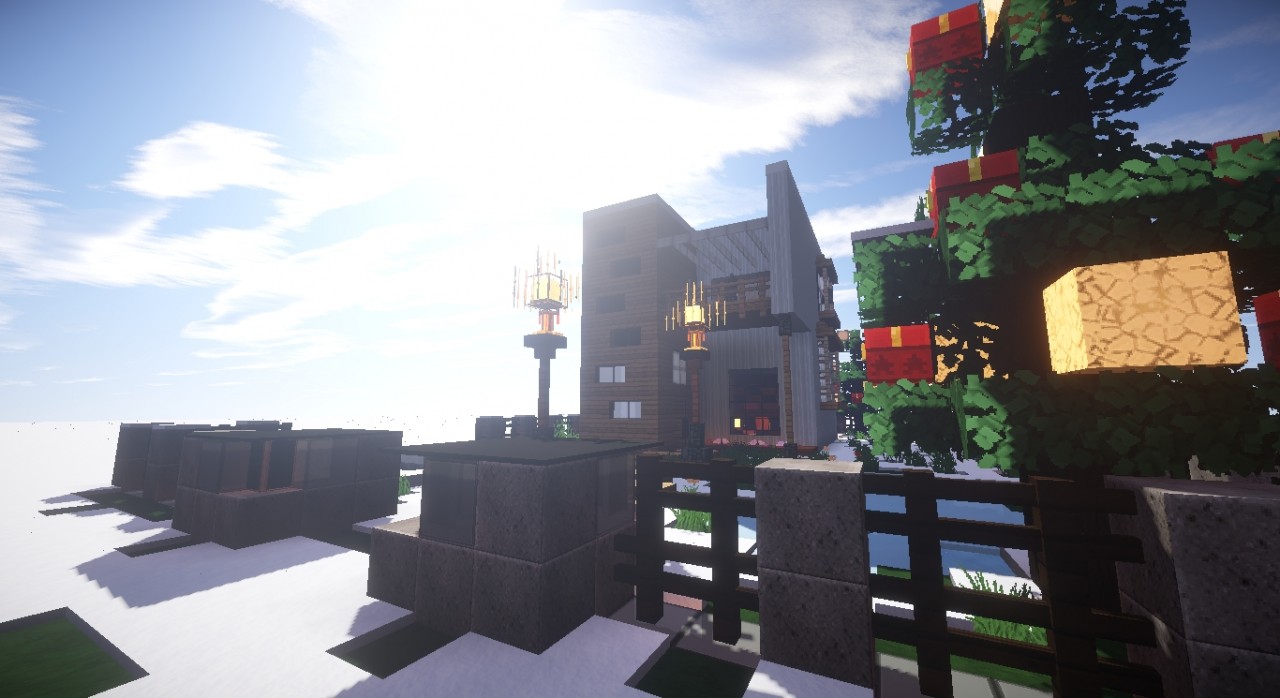 Merry CHristmas! [Modern House] Minecraft Map