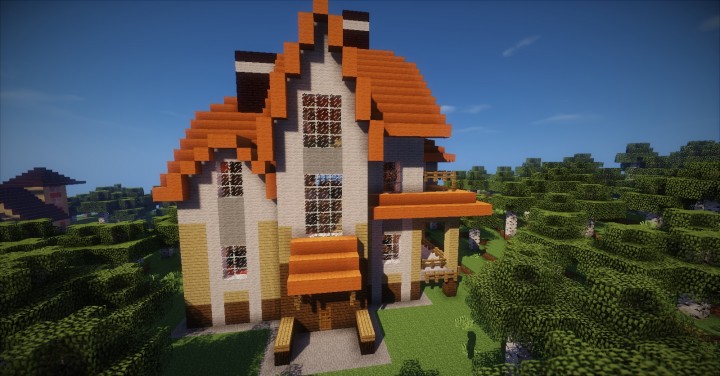 Orange House Minecraft Map