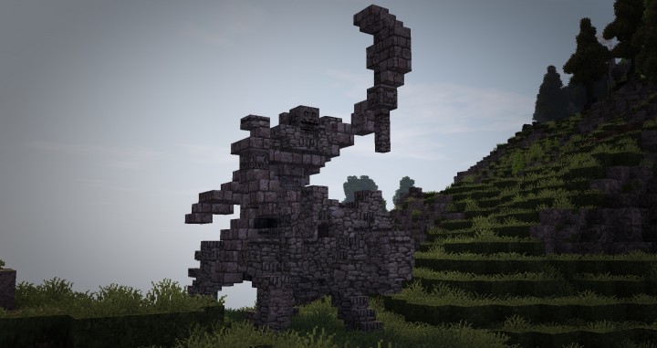 Orc statue #WeAreConquest Minecraft Map
