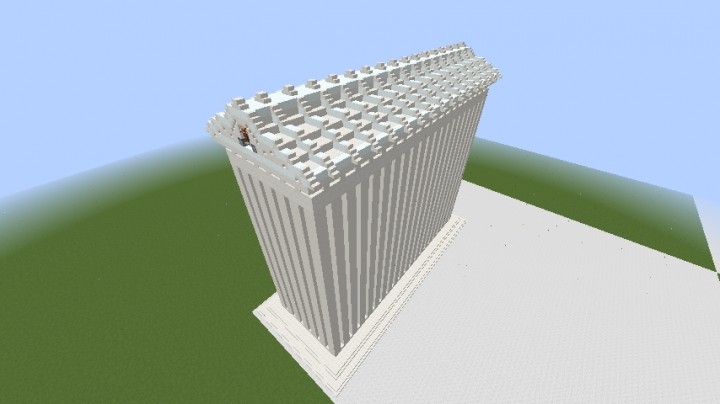 1:1 Scale Parthenon with Athena Parthenos Minecraft Map