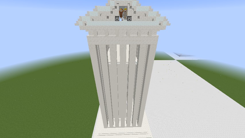 1:1 Scale Parthenon with Athena Parthenos Minecraft Map