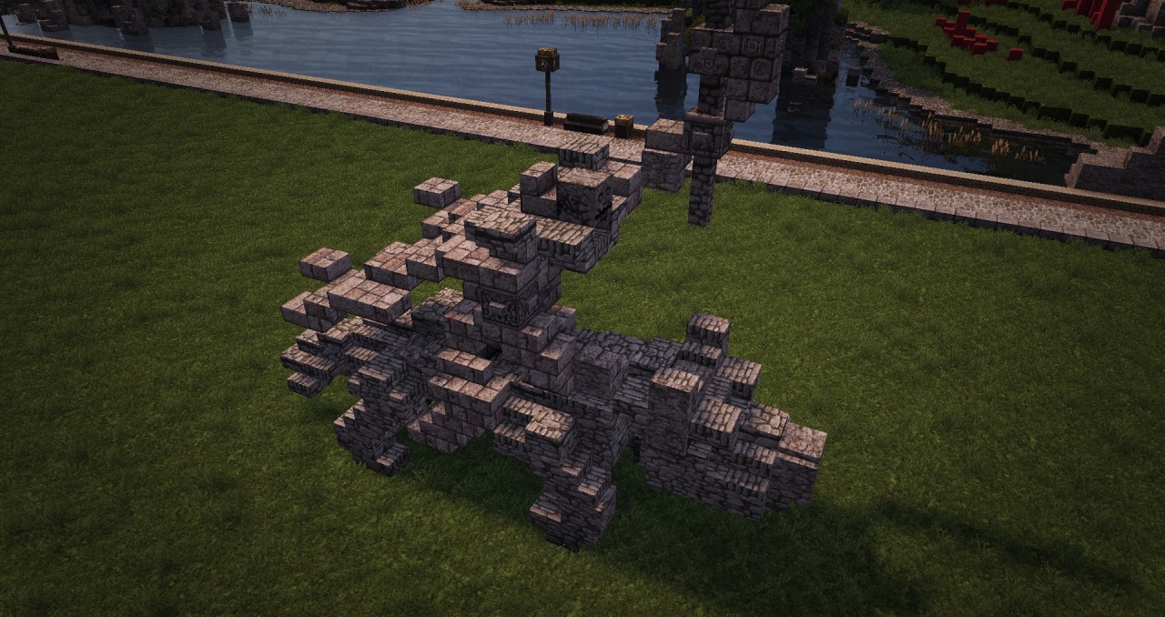 Orc statue #WeAreConquest Minecraft Map