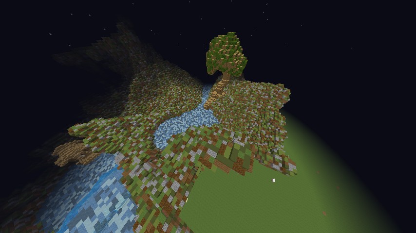 Some random terrain thingy I did. Minecraft Map