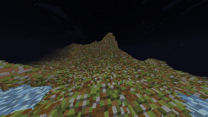 Some random terrain thingy I did. Minecraft Map
