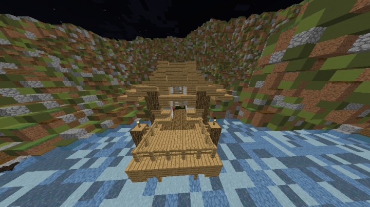 Some random terrain thingy I did. Minecraft Map