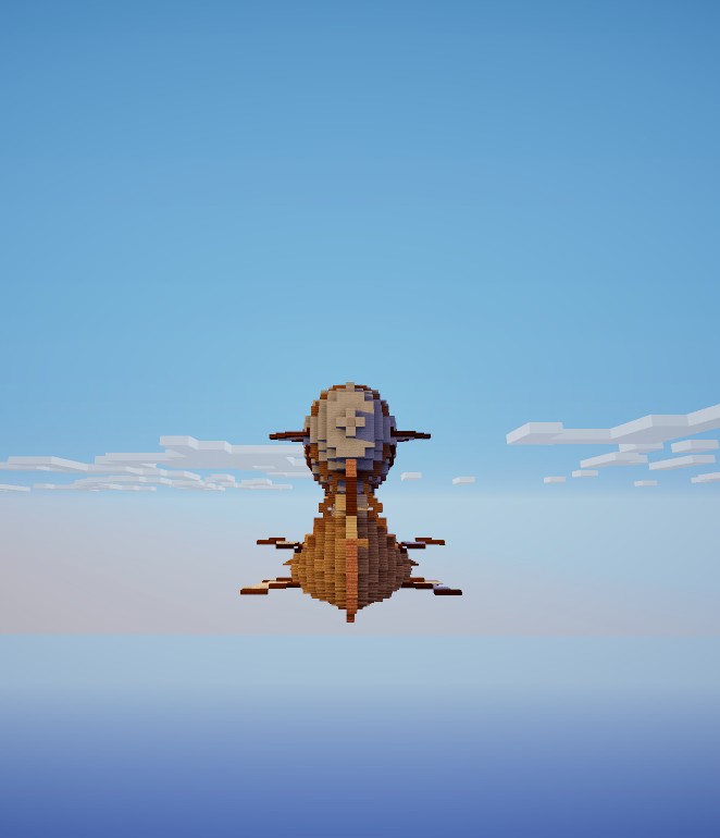 Pecker - A Flying Trading Ship Minecraft Map