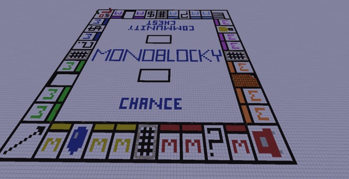 Automated Monopoly in Minecraft vs. Computers Minecraft Map