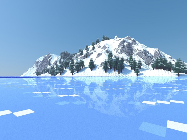 Icy survival Island Minecraft Map