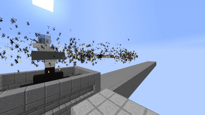 Tourelle à missile avec command block 1.8+ (missile launcher) Minecraft Map