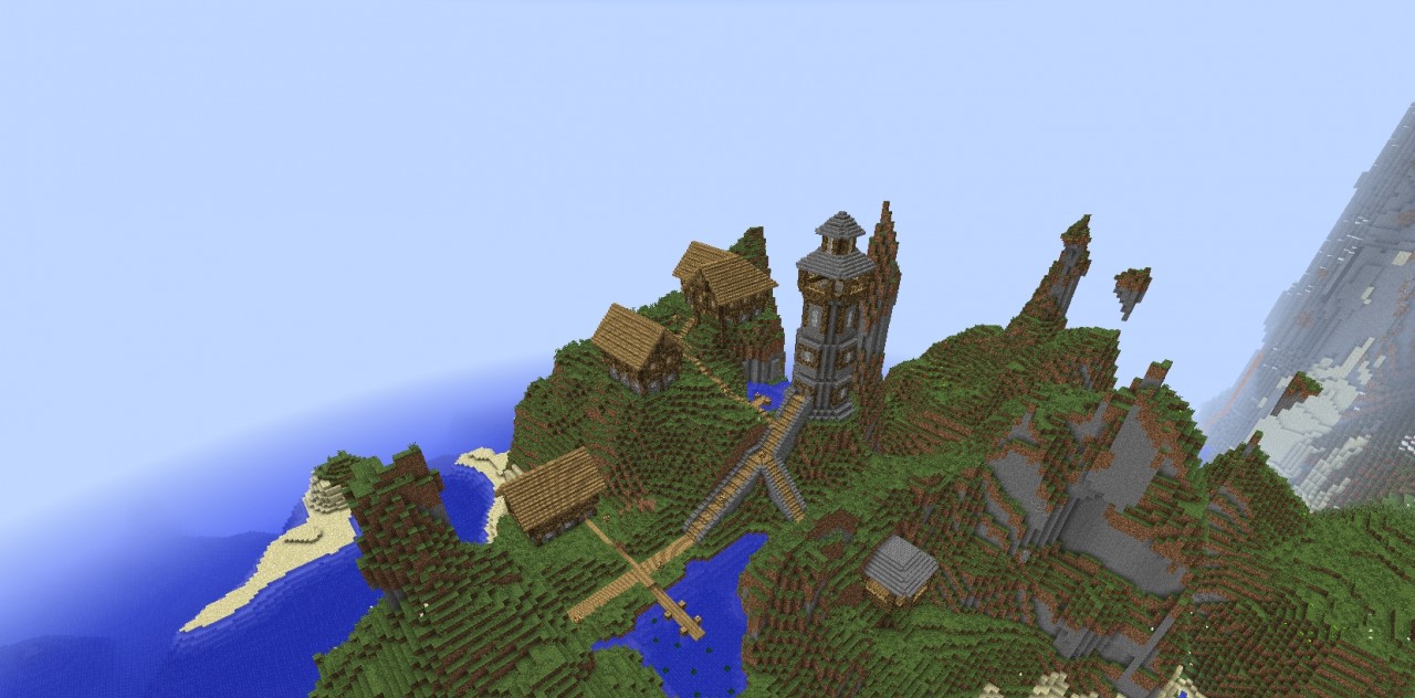 Mountain Village Minecraft Map