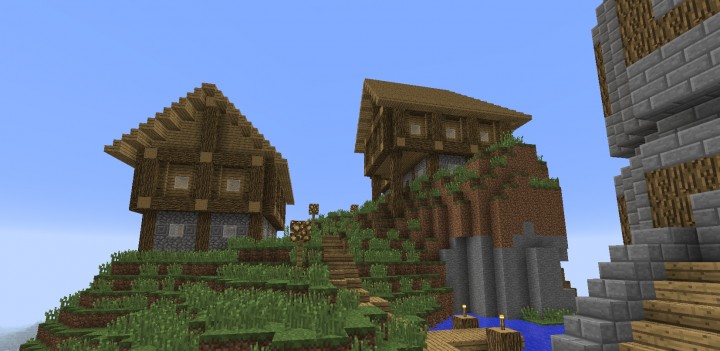 Mountain Village Minecraft Map