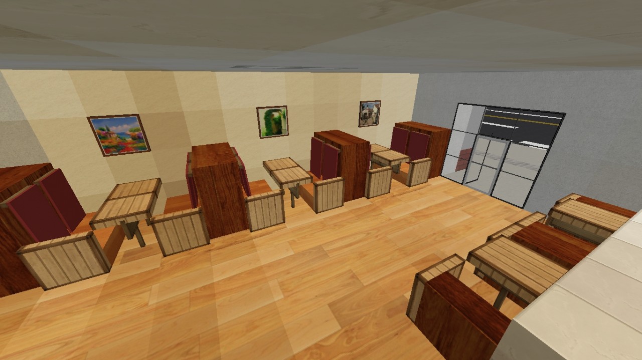 Ice Cream Parlour Interior | Operation Realism Minecraft Map