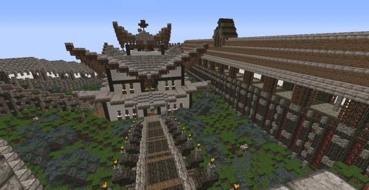 Asian Style Castle Minecraft Map