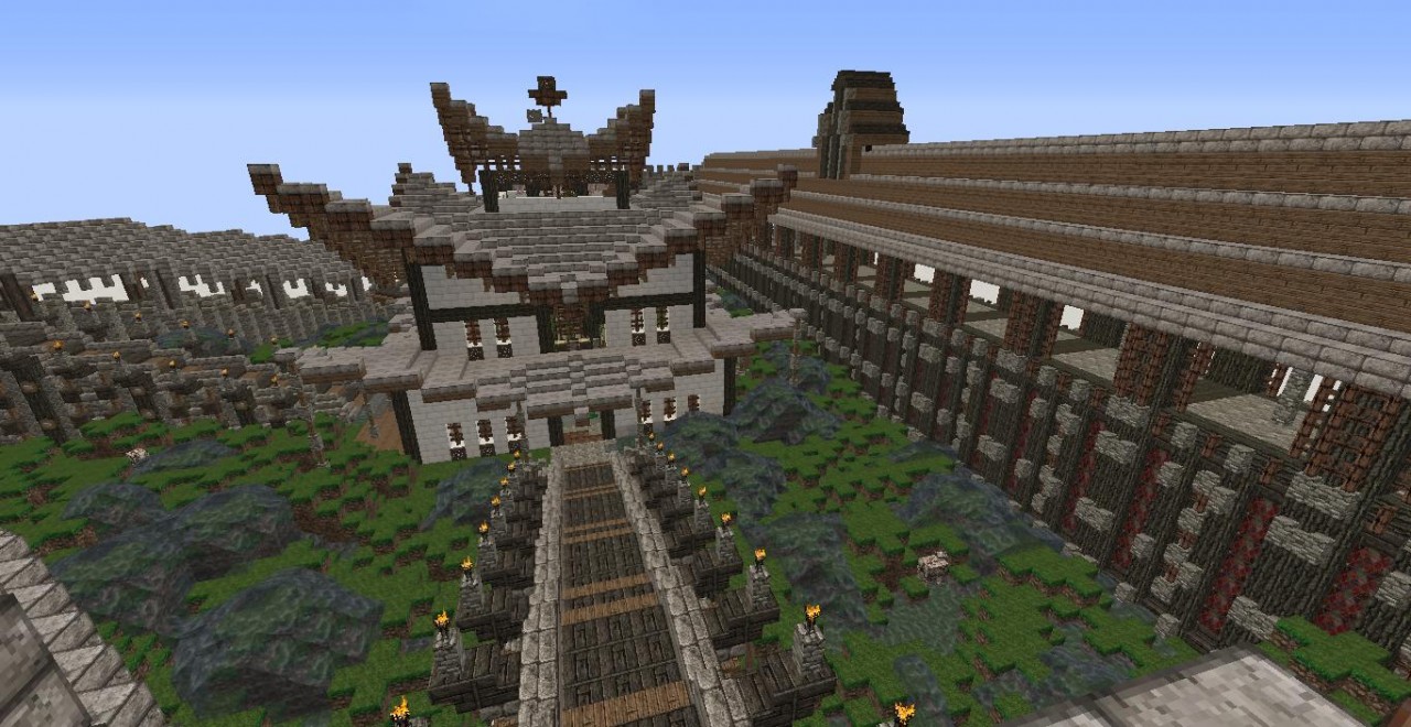 Asian Style Castle Minecraft Map
