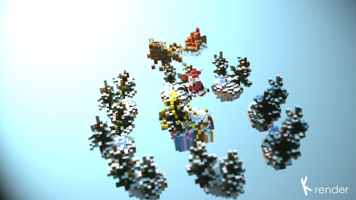 Merry Christmas Skywars Map Minecraft Map
