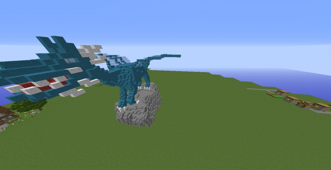 Minecraft Build - How To Train Your Dragon Minecraft Map