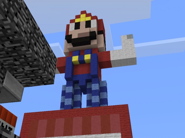 Super Mario's revenge on Fake Mario (For Minecraft pe ) Minecraft Map