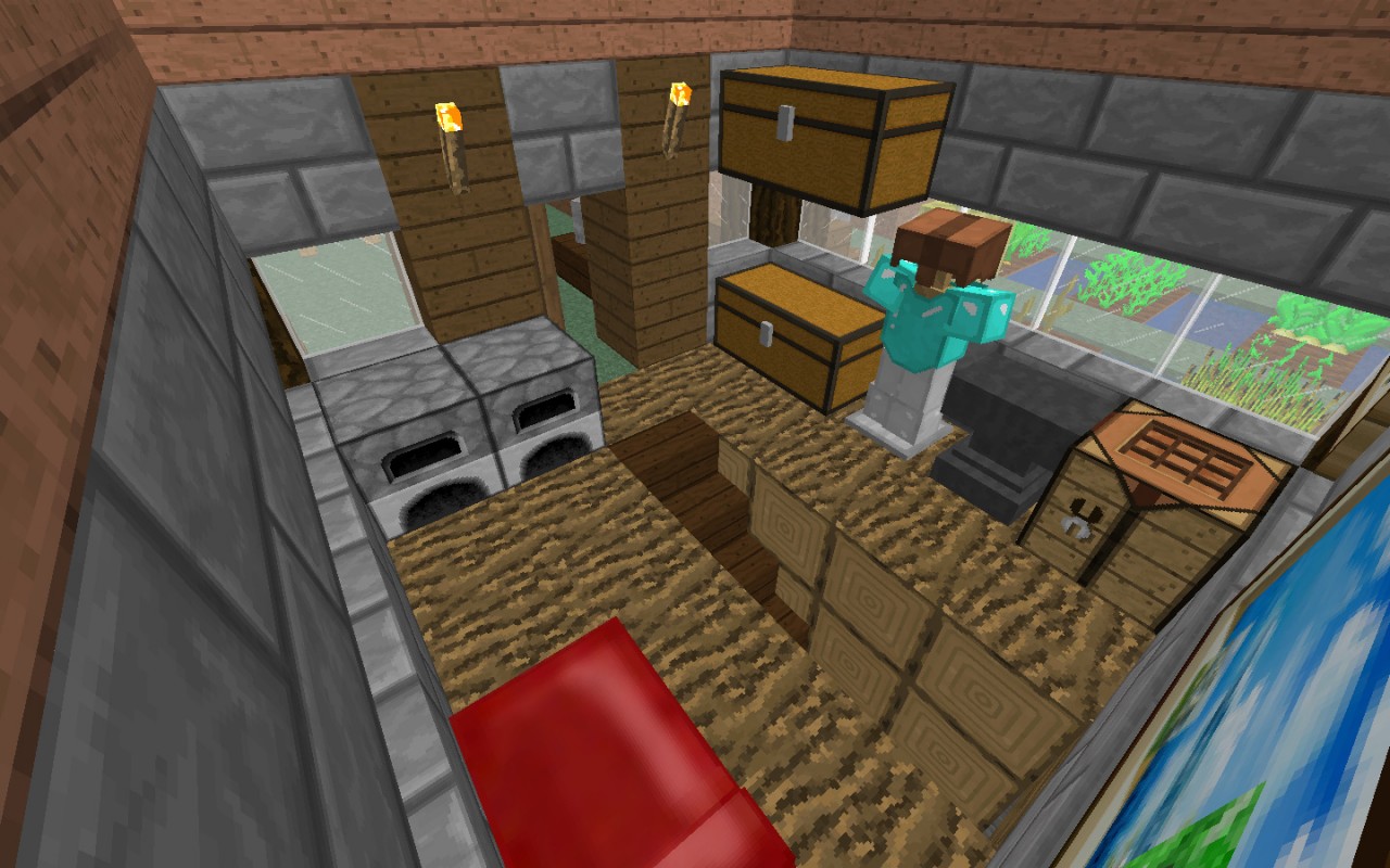 Protected House Minecraft Map
