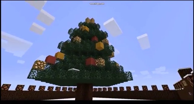 cristmas firework Minecraft Map