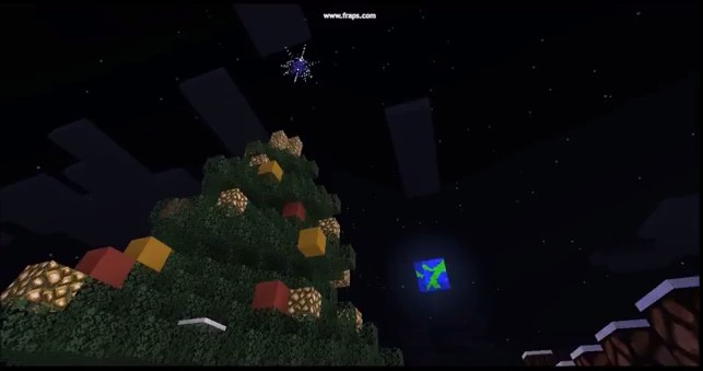 cristmas firework Minecraft Map