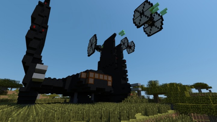 Kylo Ren Command Shuttle STAR WARS Minecraft Map