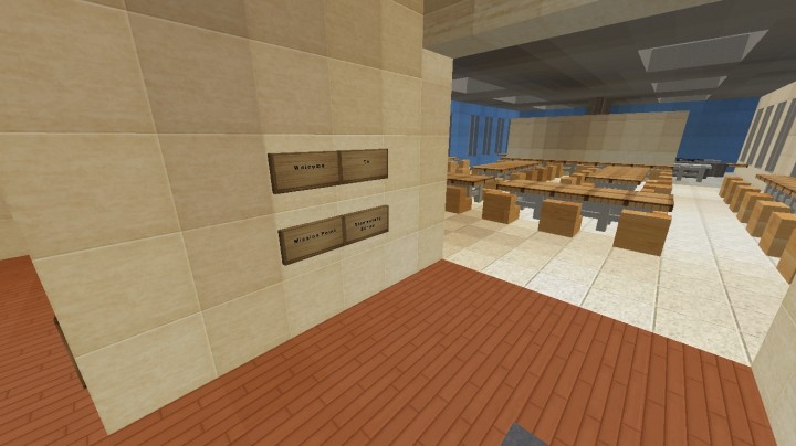 Elementary/Primary School Interior | Operation Realism Minecraft Map