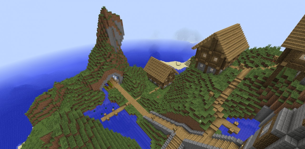 Mountain Village Minecraft Map