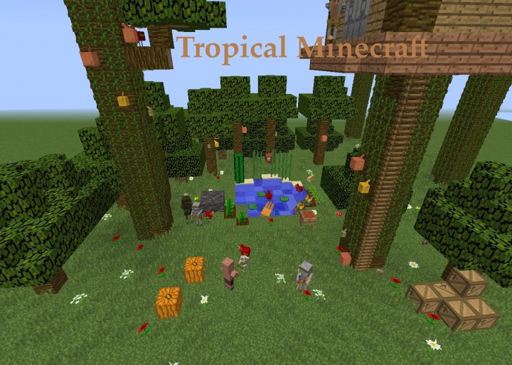 Tropical minecraft Minecraft Texture Pack