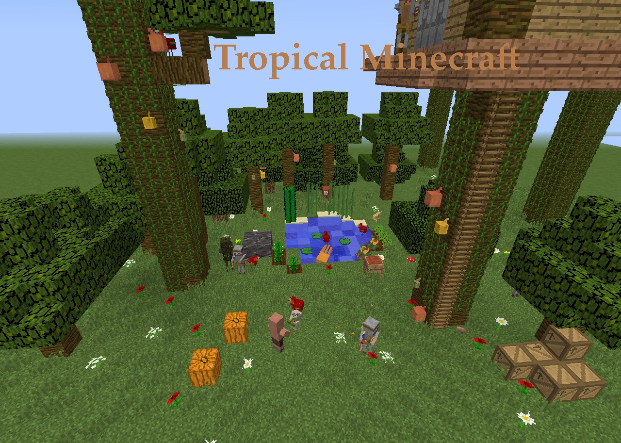 Tropical minecraft Minecraft Texture Pack