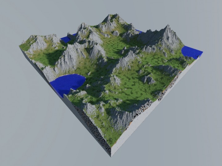 Spike Mountains [+ Download] Minecraft Map