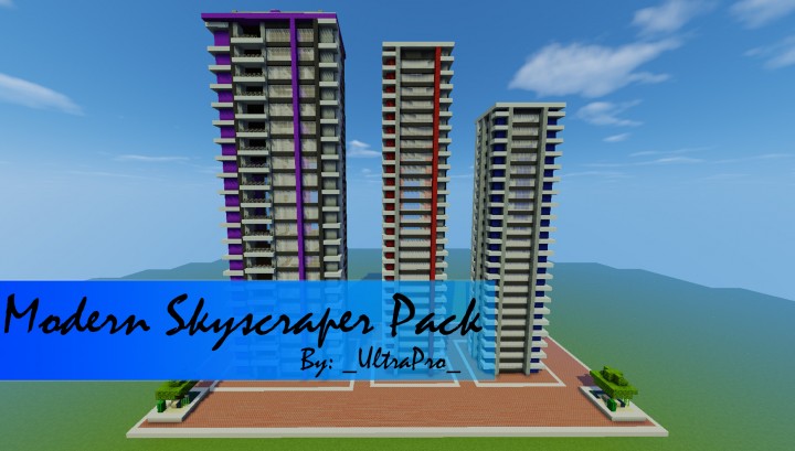 Modern Skyscraper Pack Minecraft Map